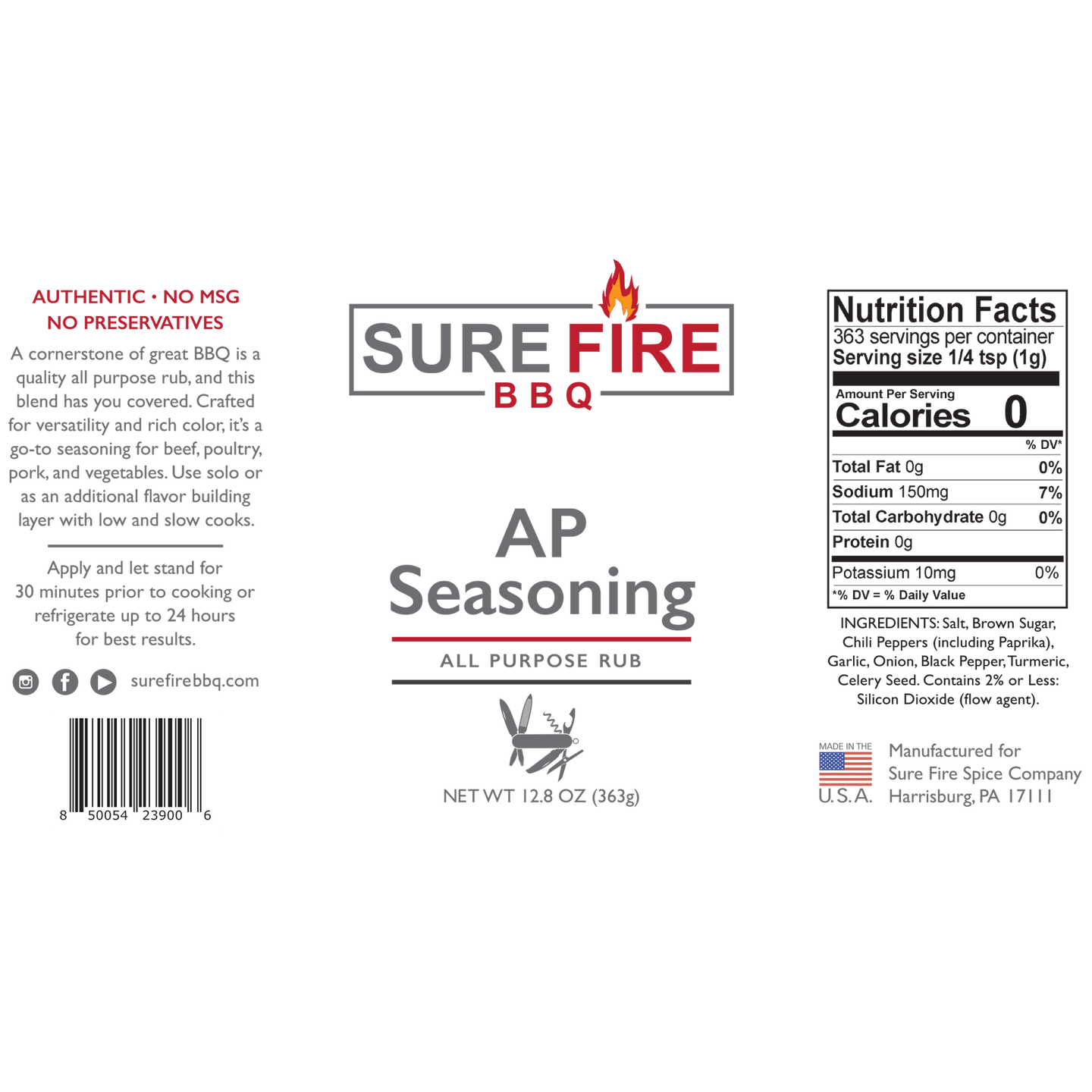 Sure Fire BBQ - Authentic Texas BBQ Rubs & Seasonings | Sure Fire BBQ